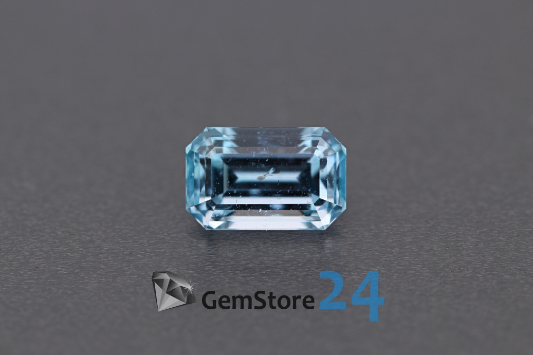 Blue Euclase 2,65 ct - top quality and rare gemstone from Colombia